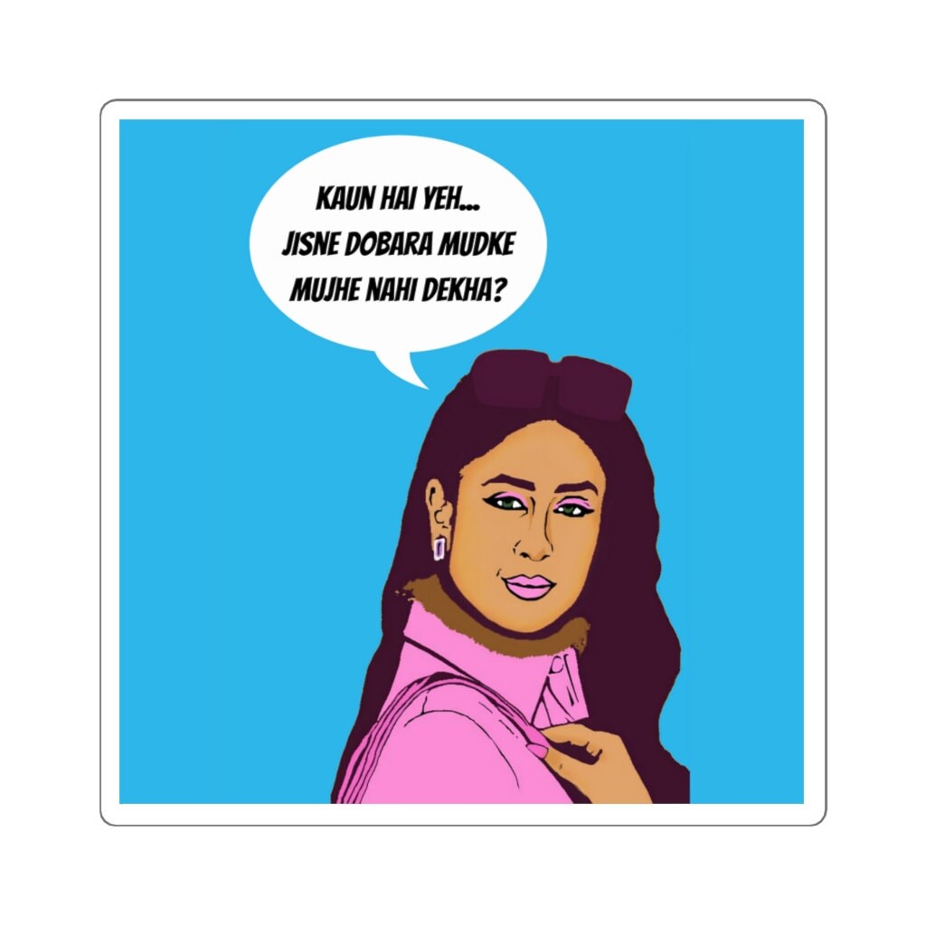 Poo K3G Sticker K3g Kabhi Khushi Kabhi Gham Kareena Kapoor - Etsy