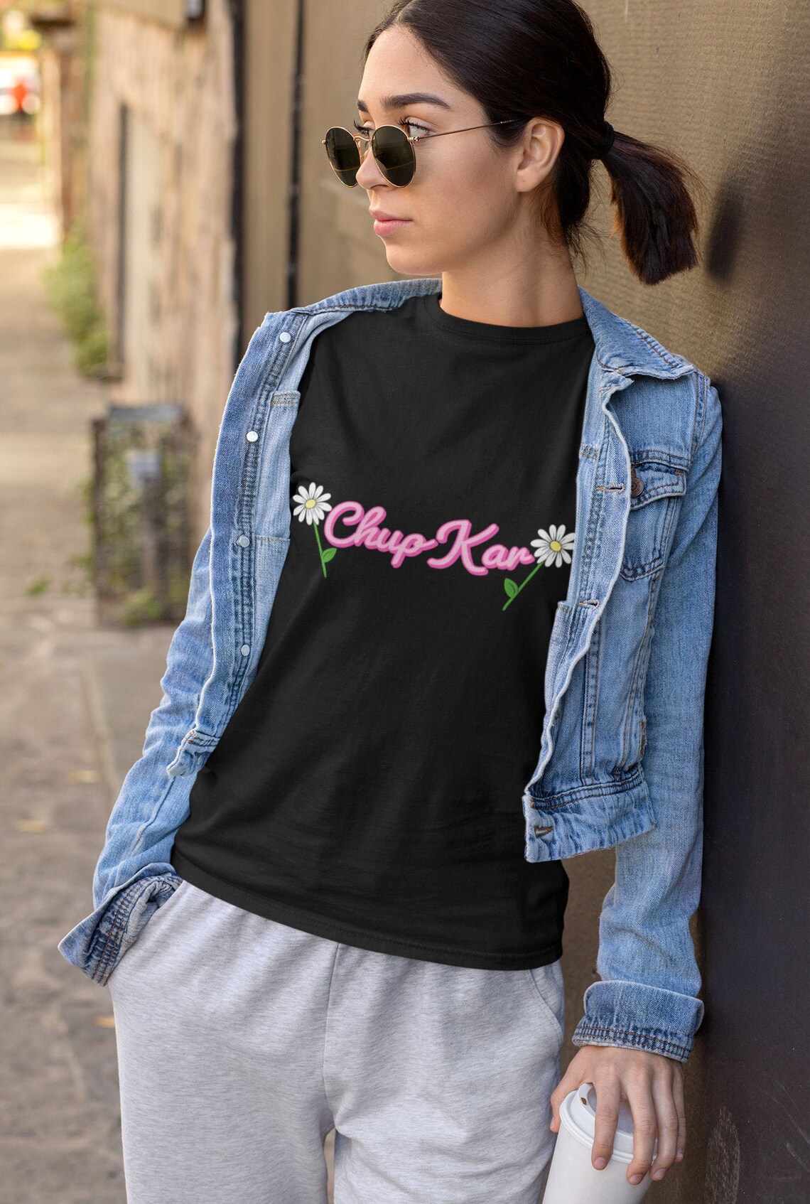 Chup Kar Tee Black, Indian Apparel, Desi T Shirt, Pakistani Fashion ...