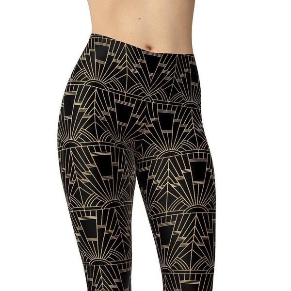 Geometric Leggings - Etsy