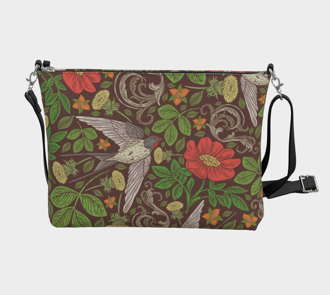 Cottagecore Witch Crossbody Purse, Vegan Leather Hand Bag, Dark ...