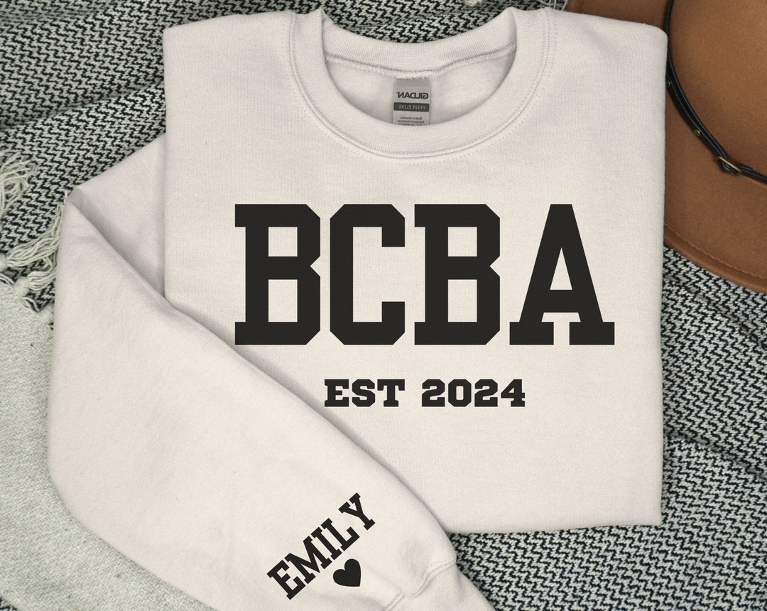 Custom Bcba Shirt Bcba Shirt Bcba Tshirts Behavior Therapist Bcba Gifts ...