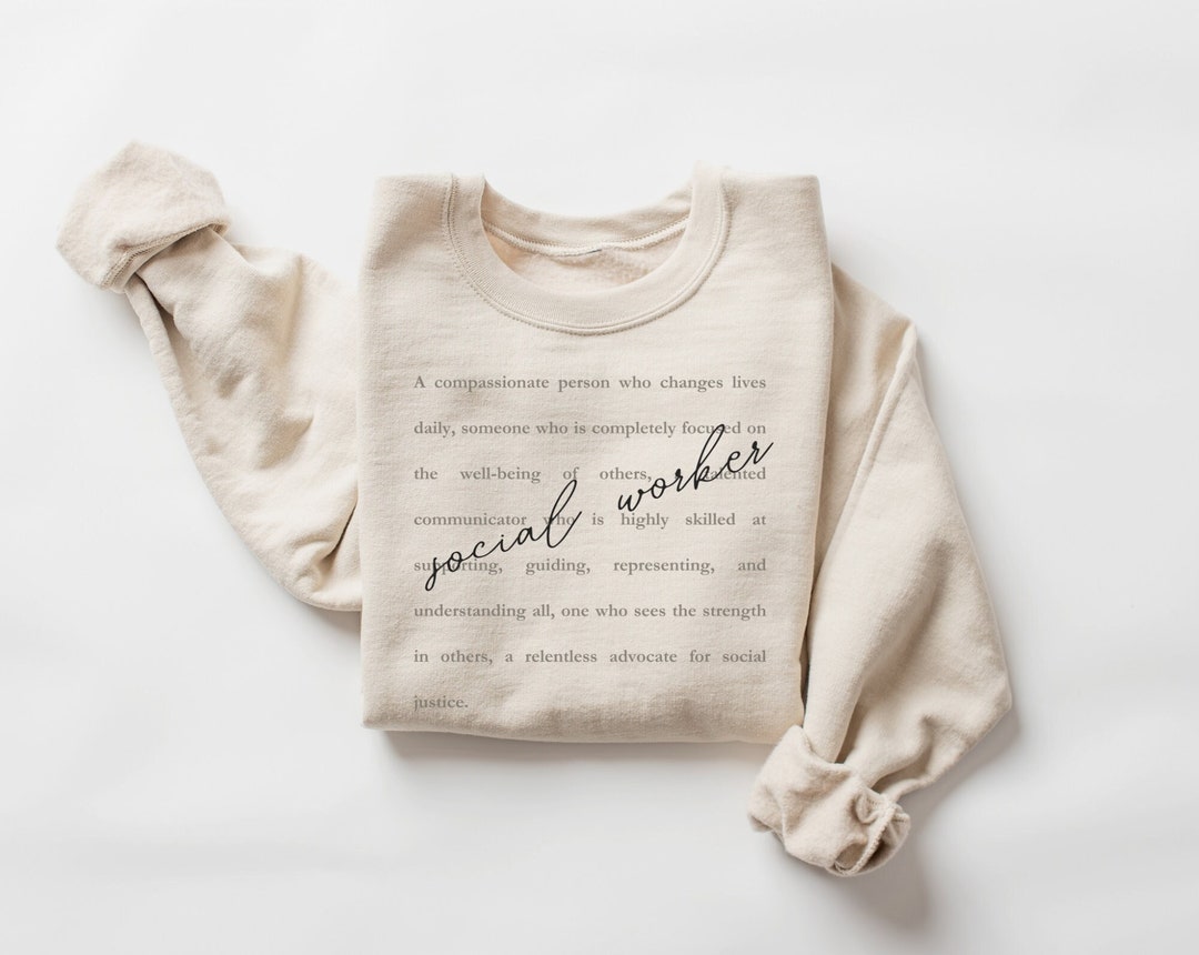 Social Worker Shirt Social Work Sweatshirt Social Worker Gift School ...