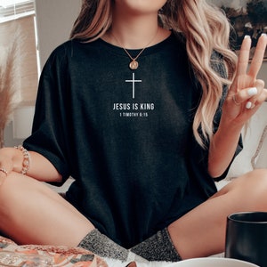 Jesus is King Shirt Jesus is King Tshirt Christian Merch Bible Verse ...