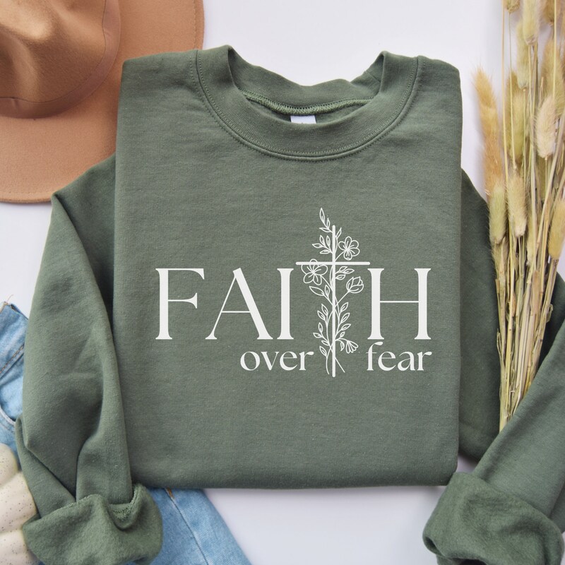 Faith Over Fear Hoodie - Etsy