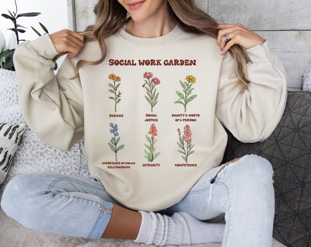 Social Work Sweatshirt Social Worker Shirt Social Worker Gift Social ...
