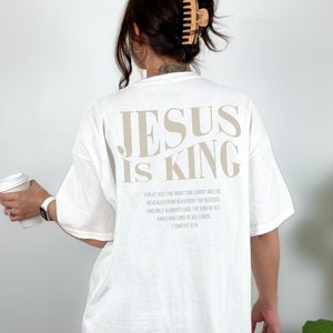 Jesus is King Shirt Jesus is King Tshirt Christian Merch Bible Verse ...