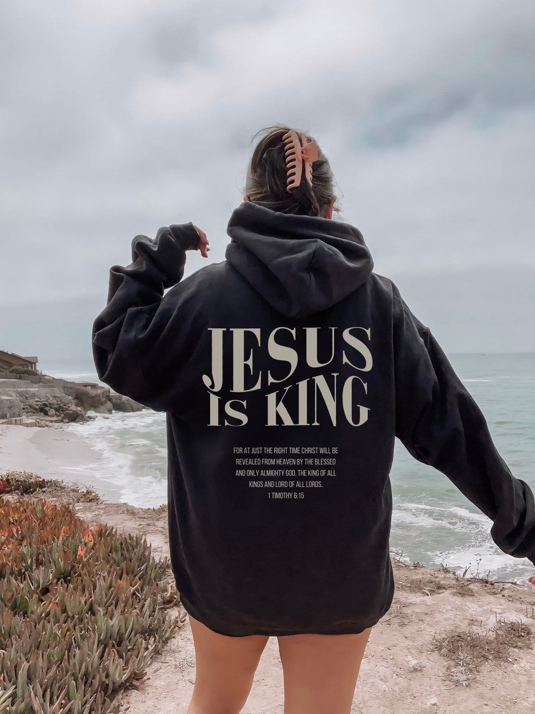 Jesus is King Sweatshirt Jesus Hoodie Christian Hoodie Christian Merch ...