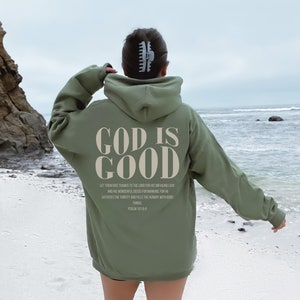 God is Good Christian Hoodie Bible Verse Hoodie Christian Merch ...