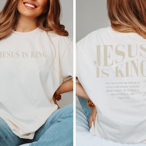 Jesus is King Shirt Jesus is King Tshirt Christian Merch Bible Verse ...