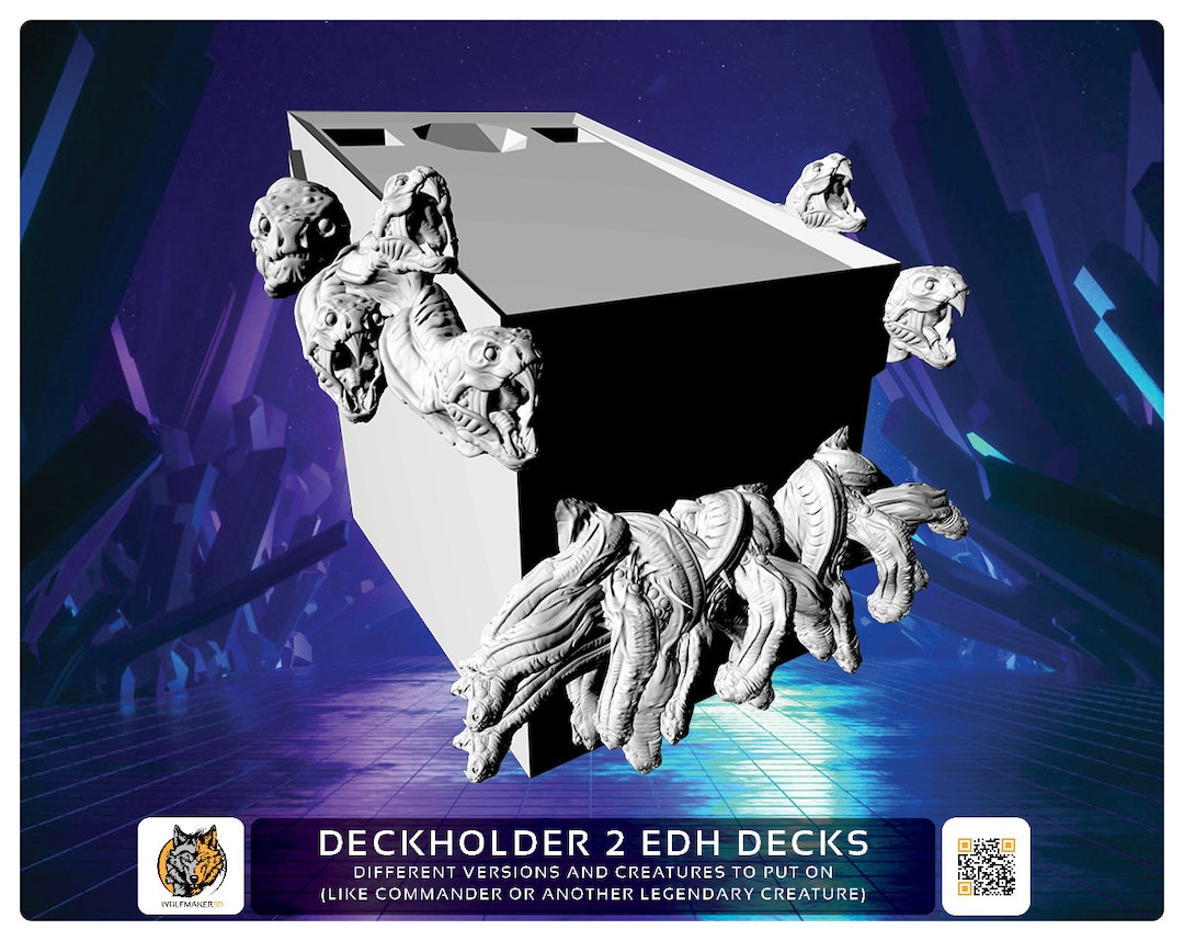 Custom Deckbox, Deckholder, Magic Deckbox, Cards Holder, Magic Deck ...