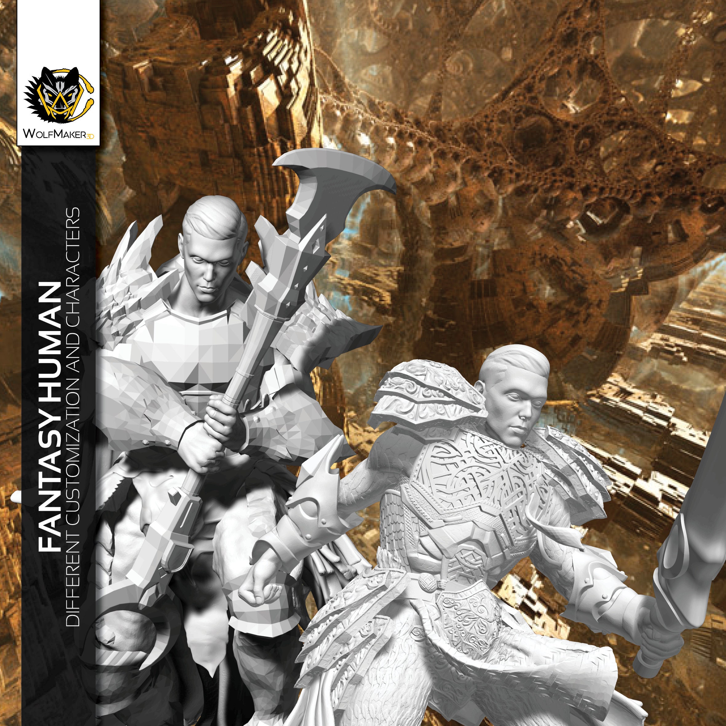 Kalitus Defenders Fantasy Human Heroes Warrior Soldier - Etsy UK