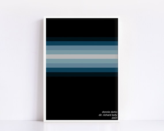 Donnie Darko Minimalist Colour Palette Print A4 Alternative | Etsy