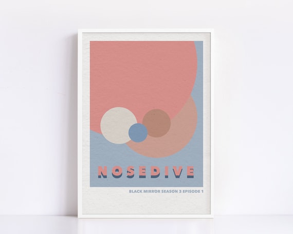 Black Mirror: Nosedive Minimalist Colour Palette Circles Print - Etsy