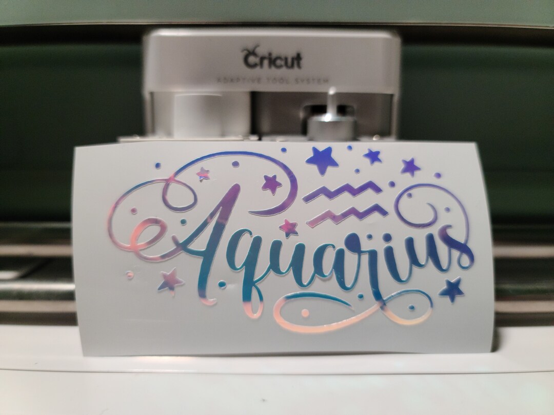 Aquarius Holographic Decal - Etsy