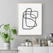 Abstract Line Art, Minimalist Line Drawing, One Line Wall Art, Modern ...