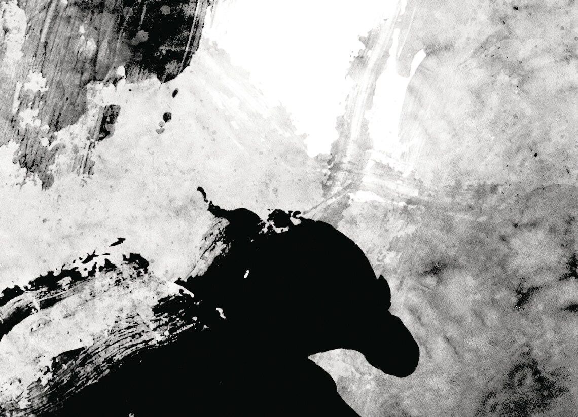 Abstract Ink Spill Wall Art, Paint Splashes Print, Modern Poster ...