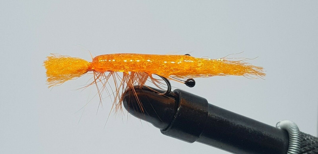 4QTY ULTRA SHRIMP ORANGE Fly Fishing Flies - Etsy