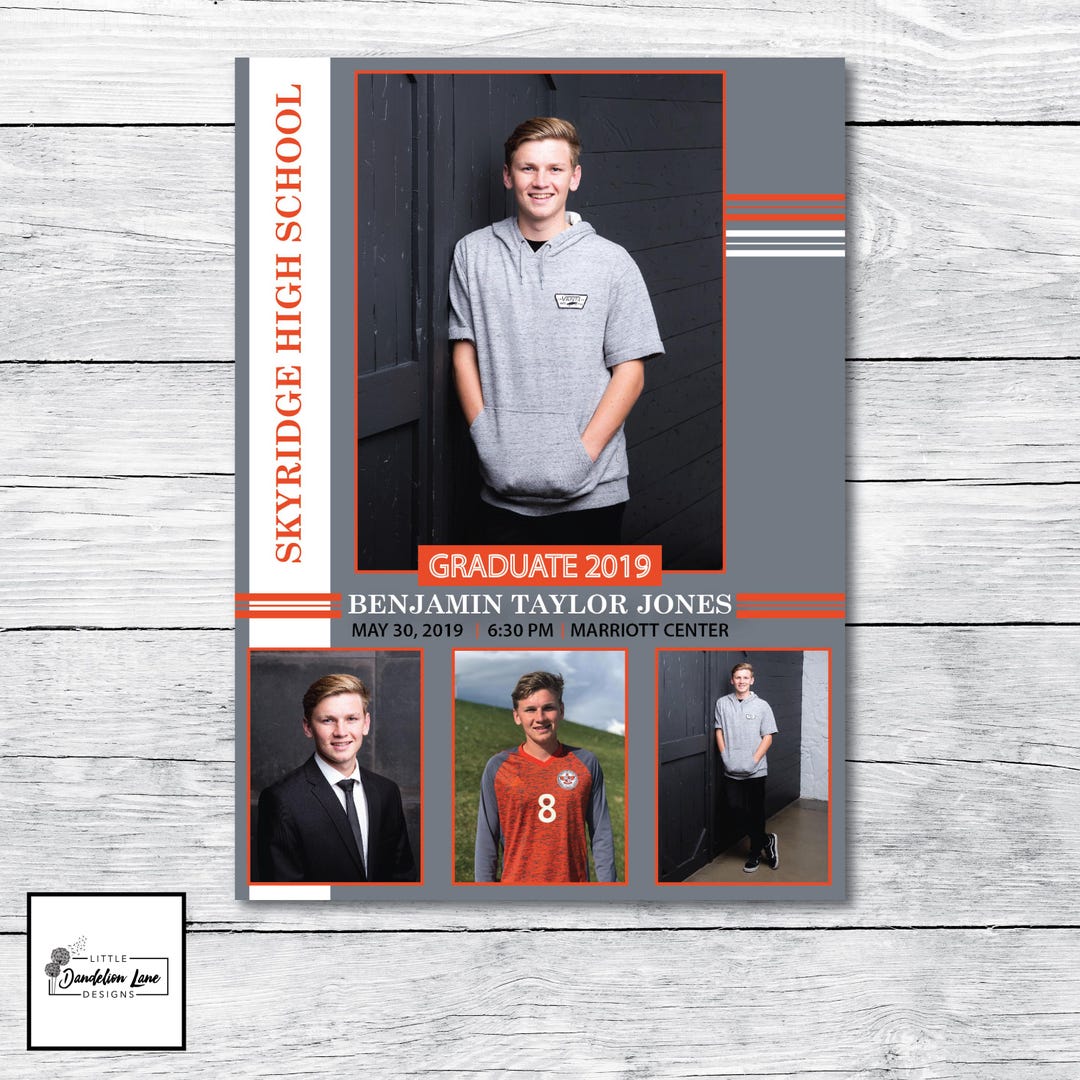 Digital Graduation Card | Custom | High School - Etsy