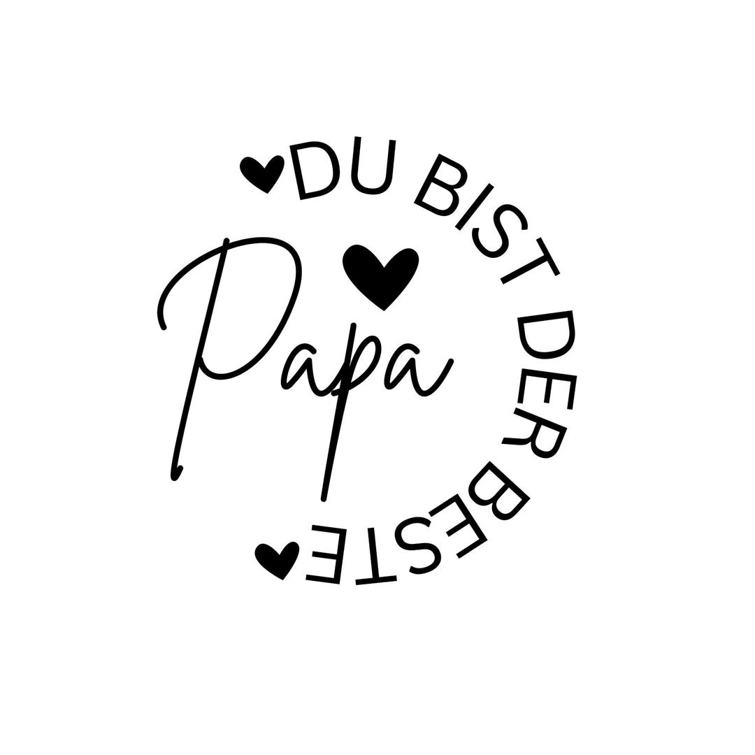 Du bist der beste Papa der Welt PNG SVG Datei - Download Plotterdatei ...