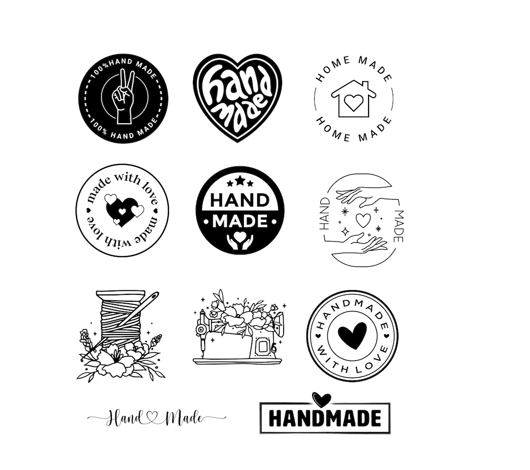Handmade Handmade Bundle Selfmade Homemade SVG Download File Plotter ...
