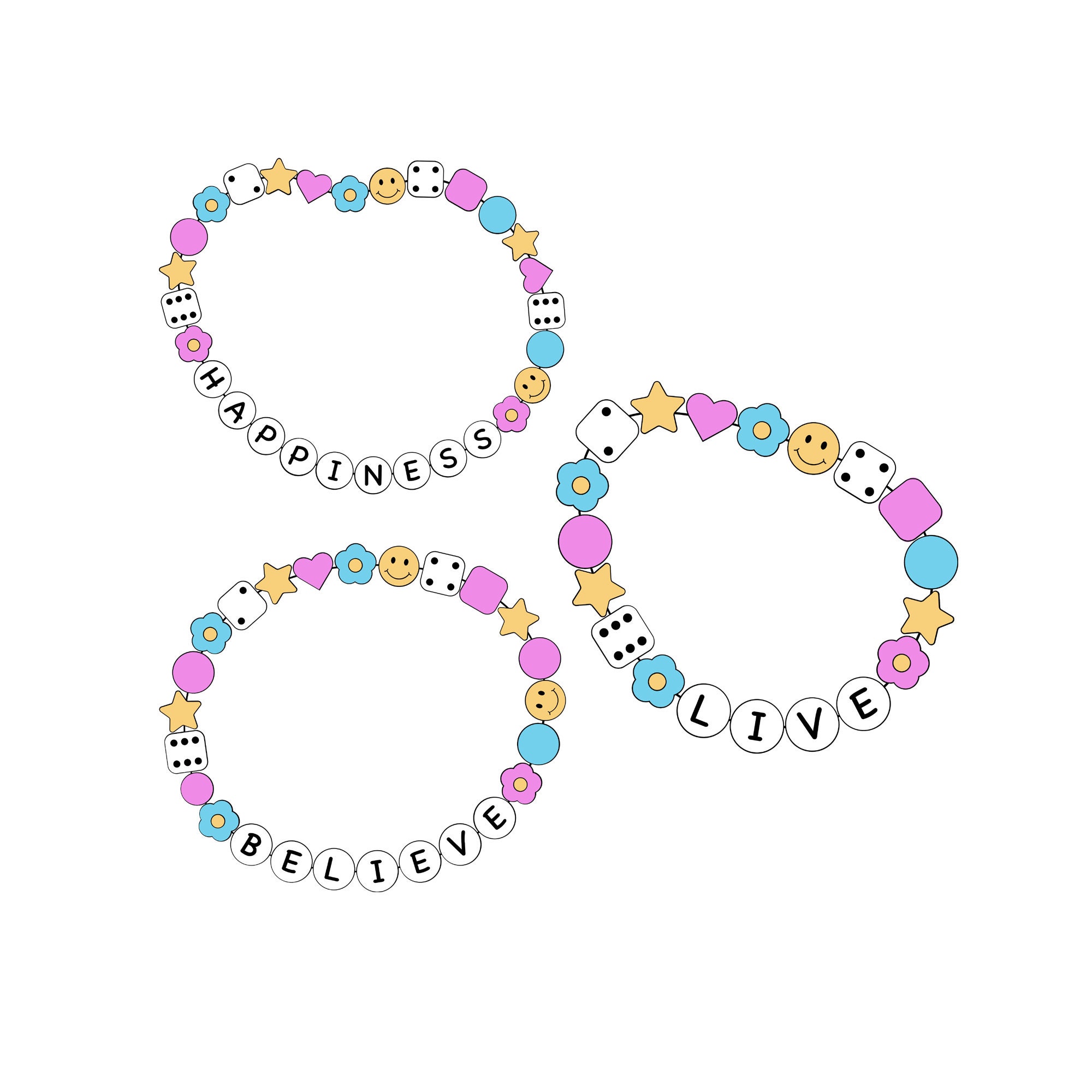 Friendship Bracelets Bundle Friends Friendship Bracelet SVG Download ...