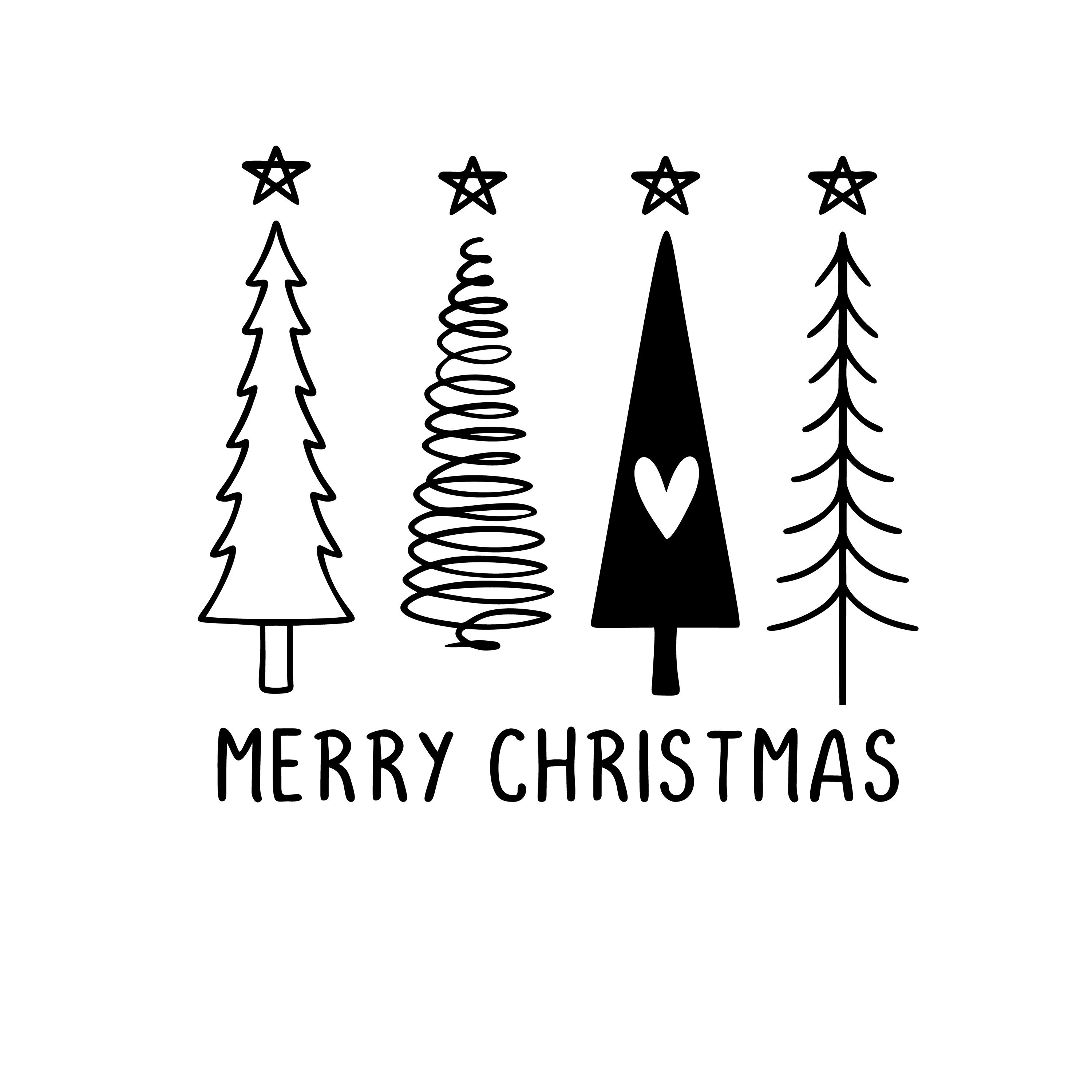 Merry Christmas Tree Weihnachtsbaum SVG SVG Download Datei Plotterdatei Plotter Cricut - Etsy.de