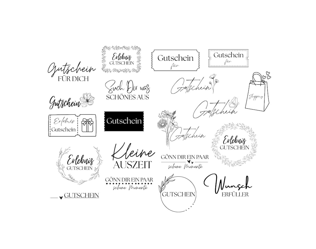 Voucher Bundle PNG SVG File - Download File Plotter File - Plotter File ...