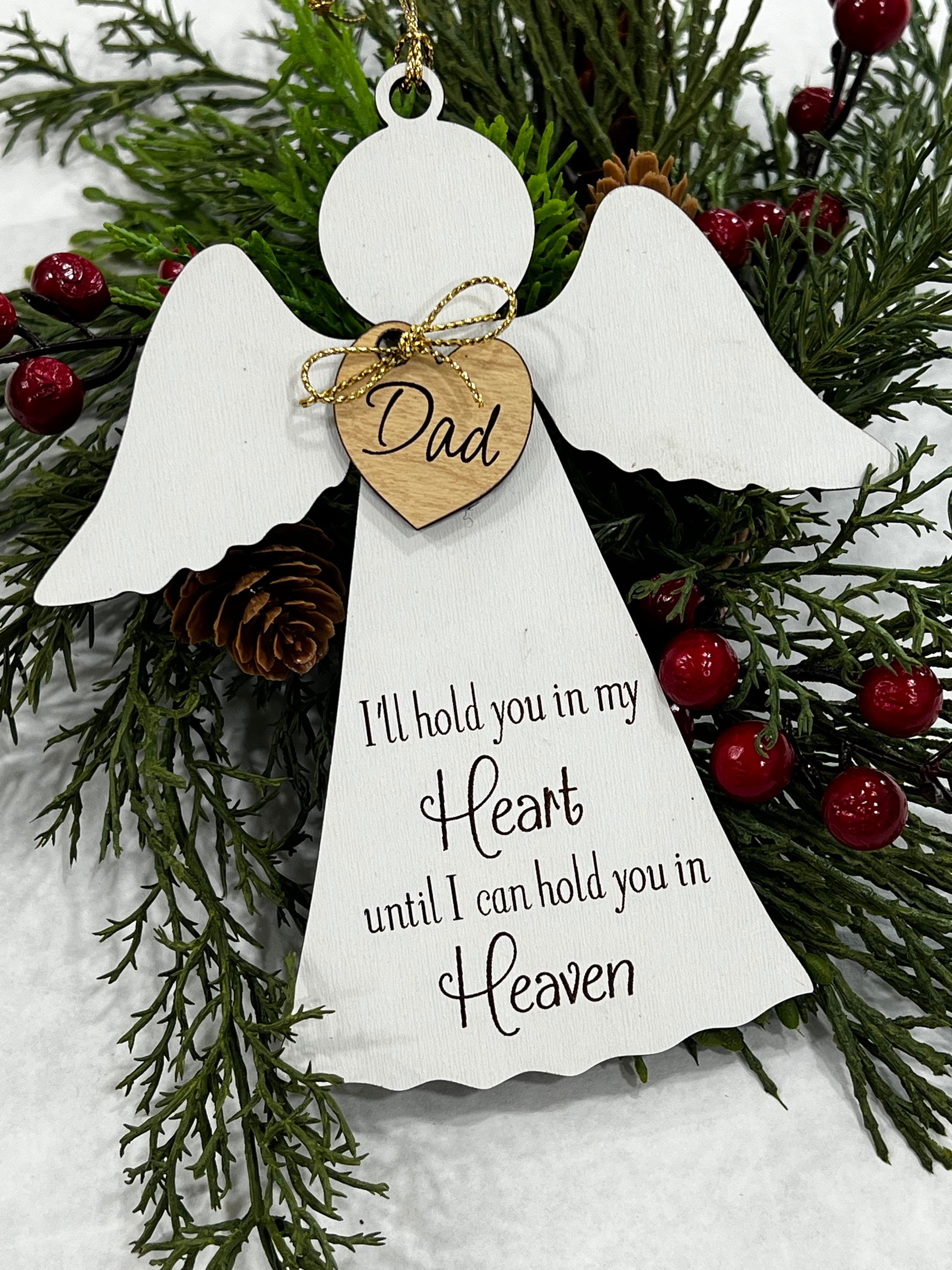 Personalized Memorial Angel | Memorial Angel Christmas Ornament ...