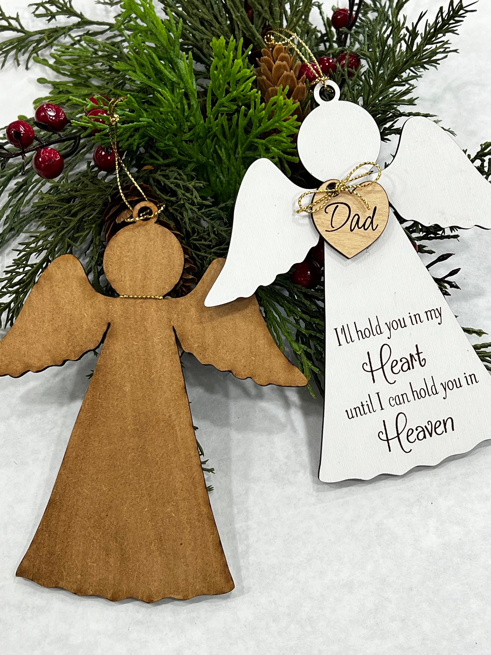 Personalized Memorial Angel | Memorial Angel Christmas Ornament ...