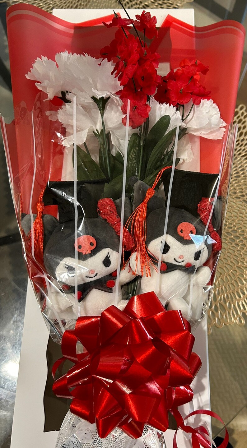 Graduation Kuromi Flower Bouquet - Etsy