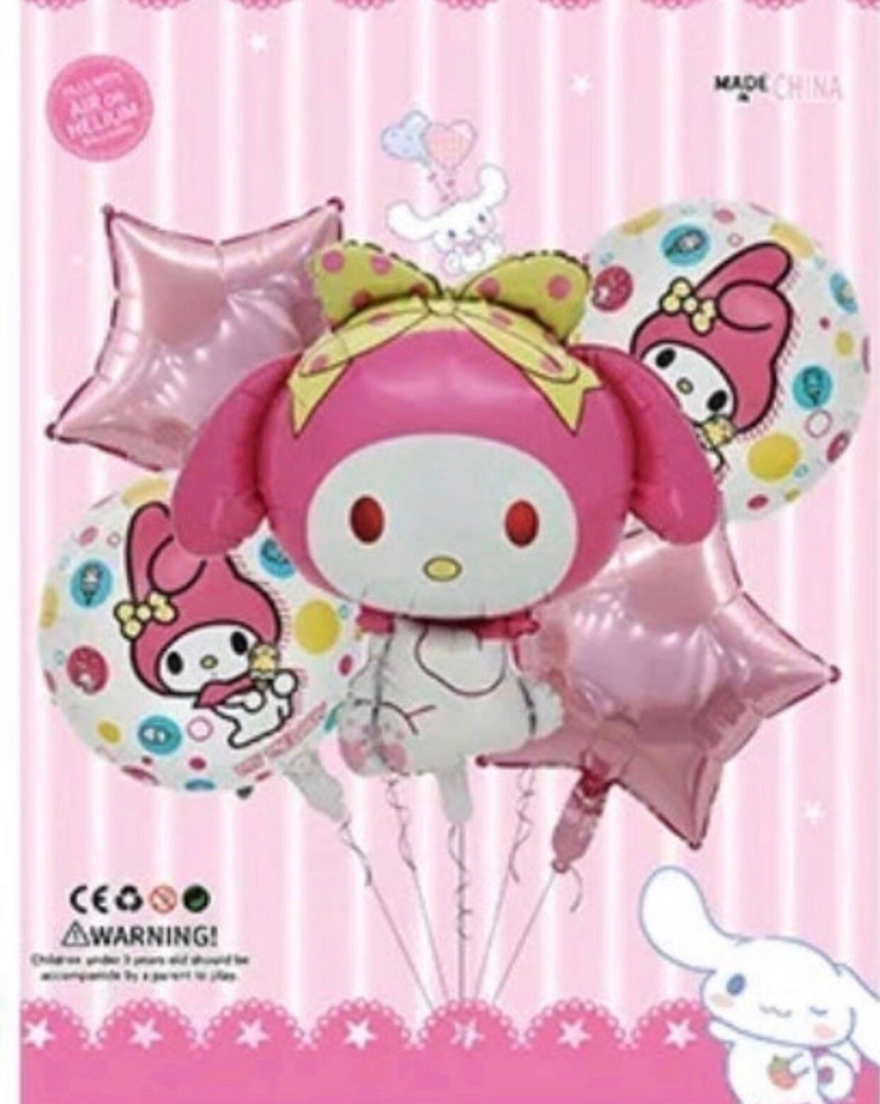 5PC My Melody Balloon Bundle - Etsy