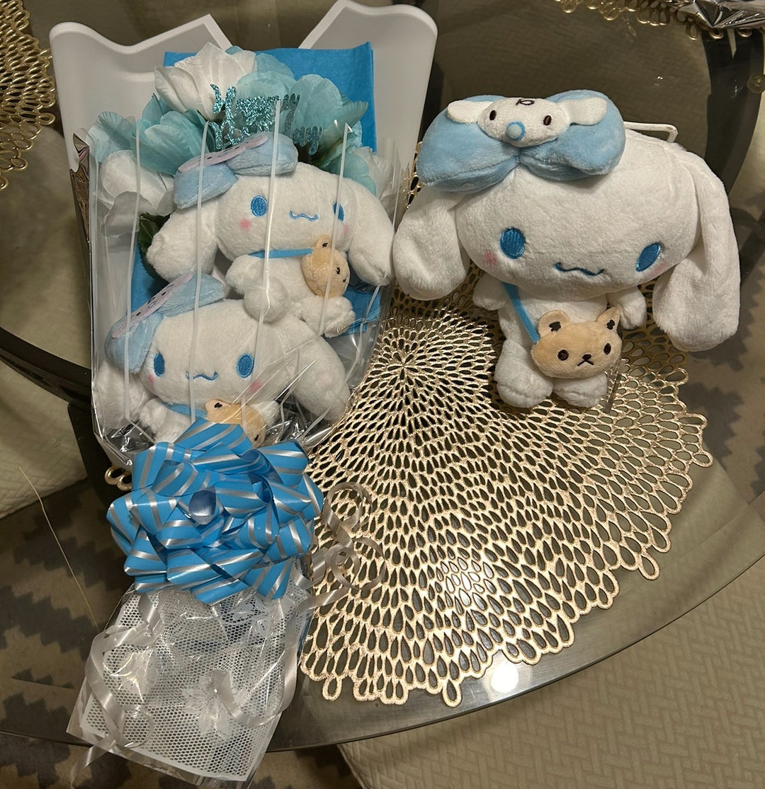 Cinnamoroll Flower Bouquet With Matching Plushie - Etsy UK