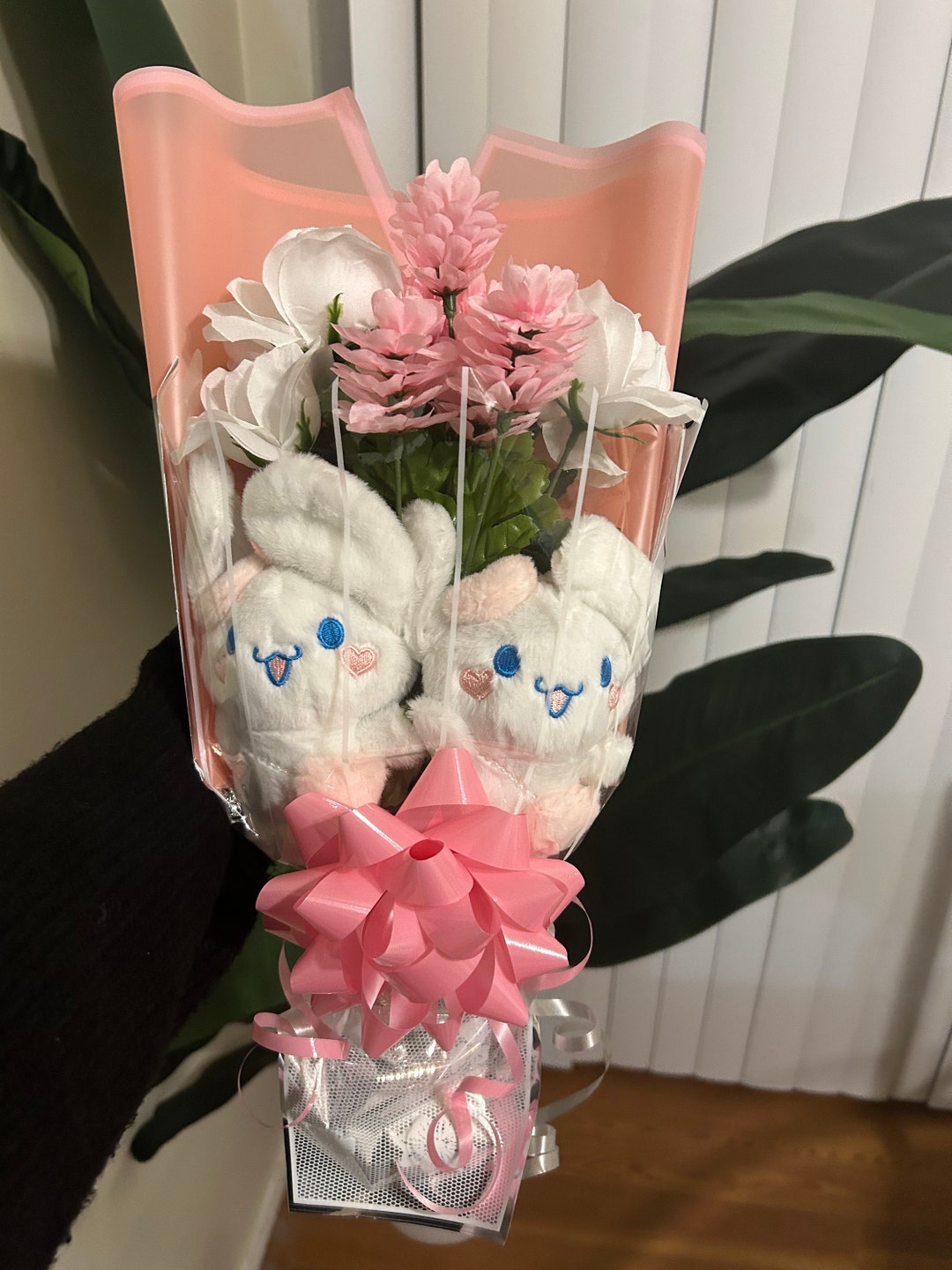 Cinnamoroll Pink Flower Bouquet - Etsy