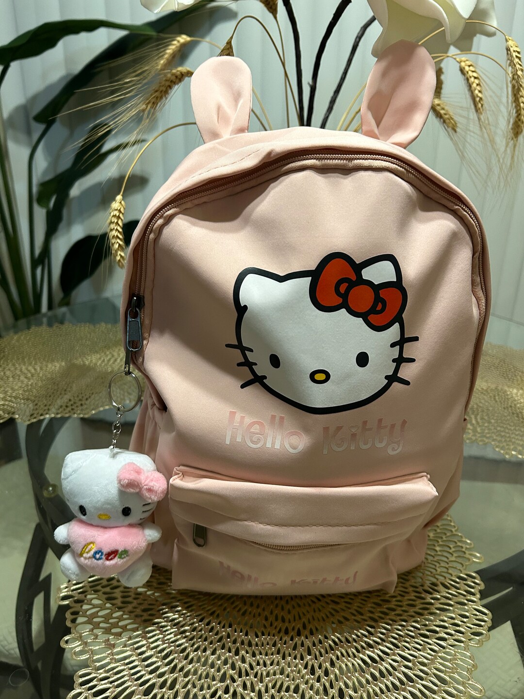 Hello Kitty Backpack (pink) - Etsy