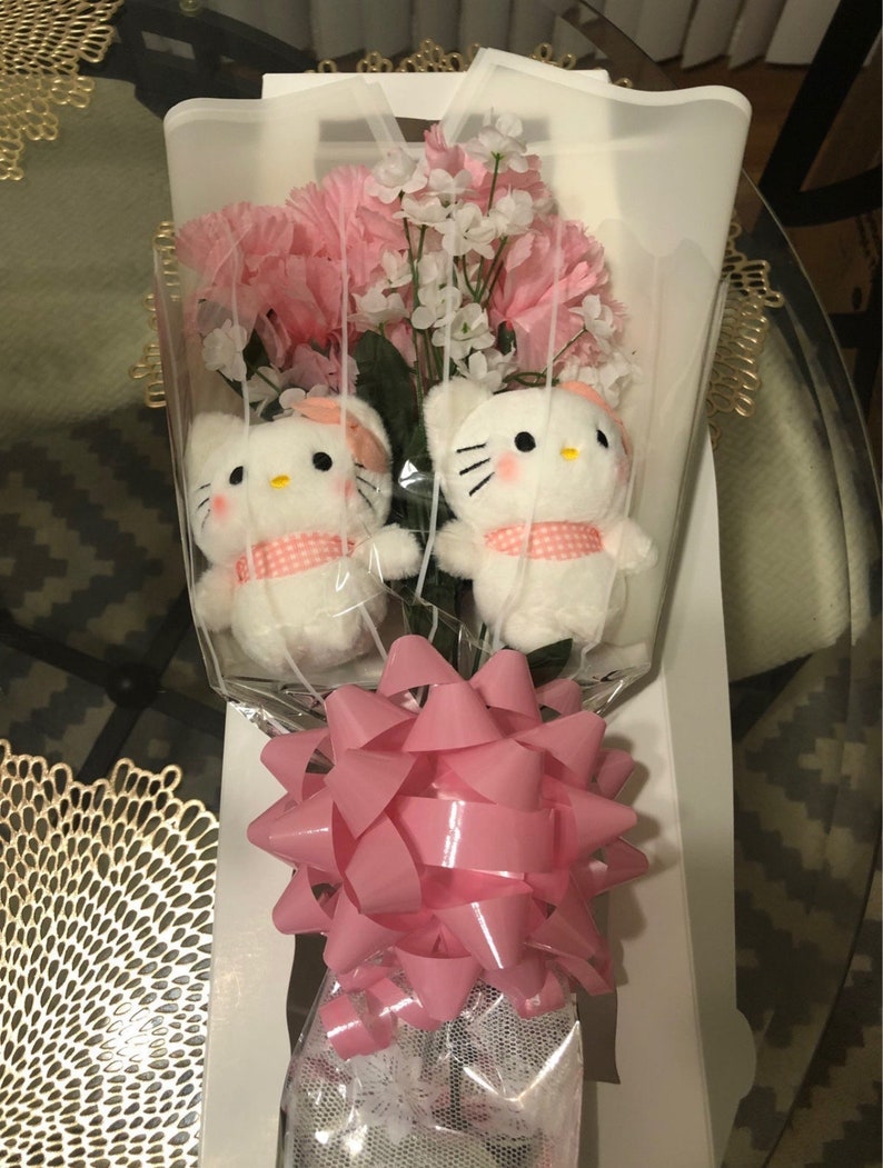 New Hello Kitty Flower Bouquet - Etsy