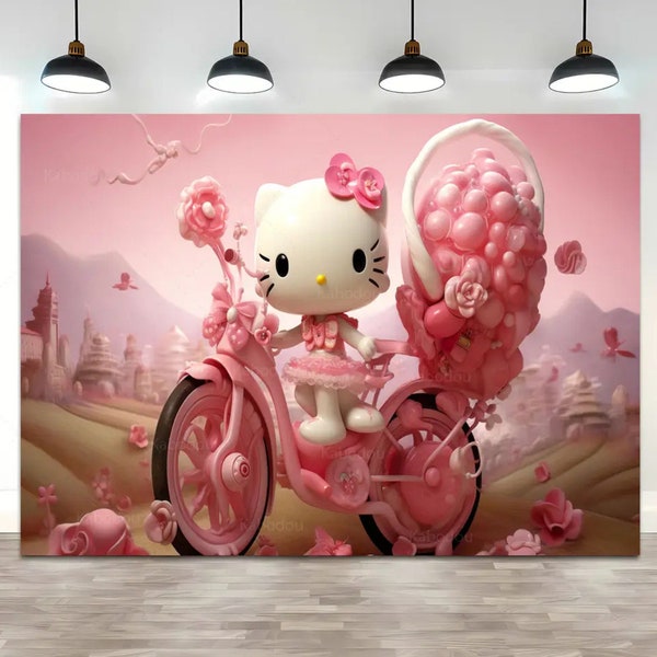 Hello Kittys Backdrop - Etsy