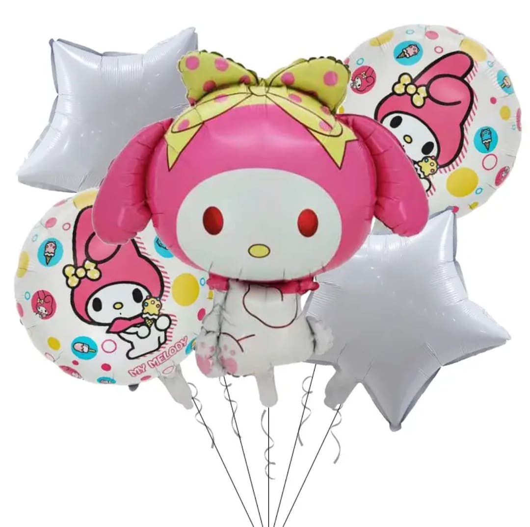 5PC My Melody Balloon Bundle - Etsy