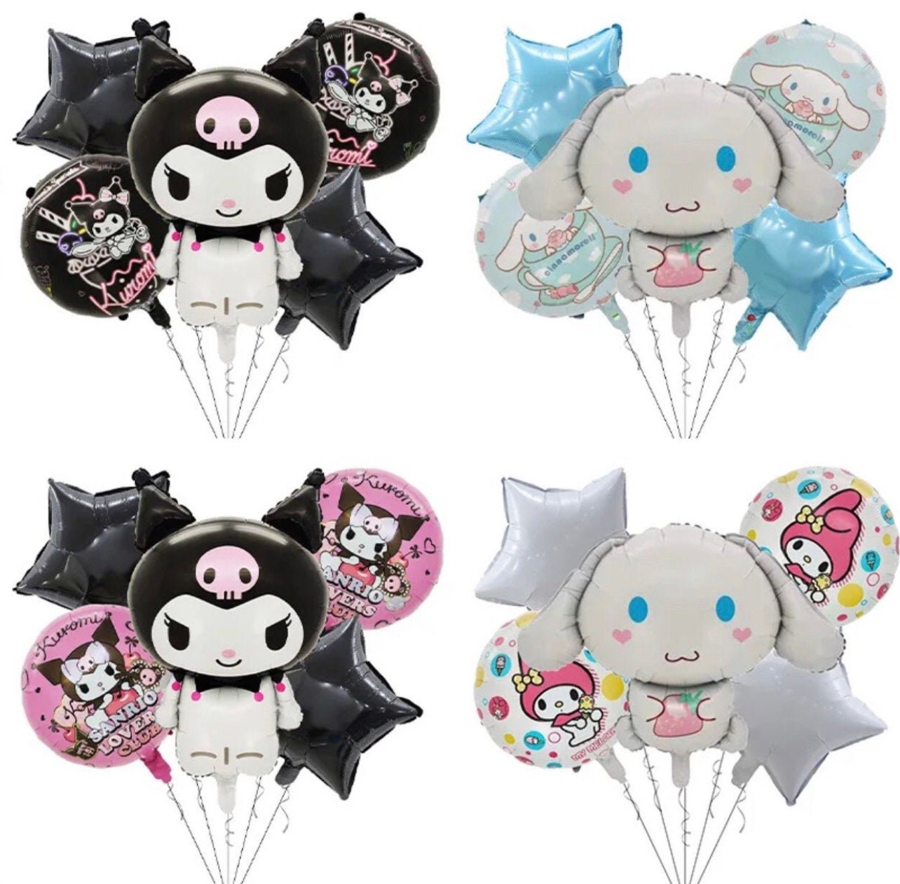 5PC Kuromi Balloon Bundle - Etsy