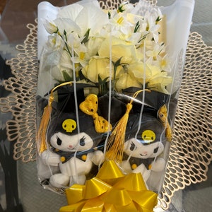 Graduation Kuromi Flower Bouquet - Etsy