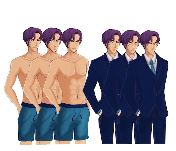 Custom Visual Novel Sprite Character - Etsy