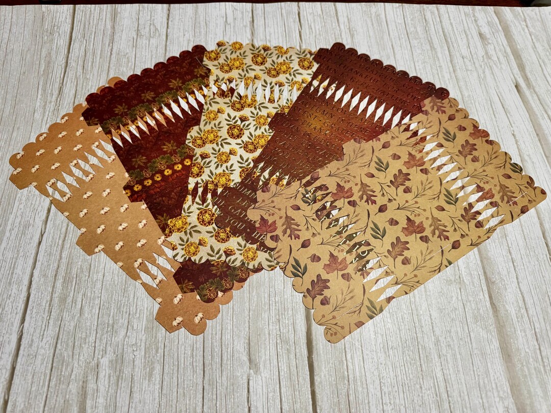 DIY Thanksgiving/fall Holiday Crackers | Set of 5 | Craft Night With ...
