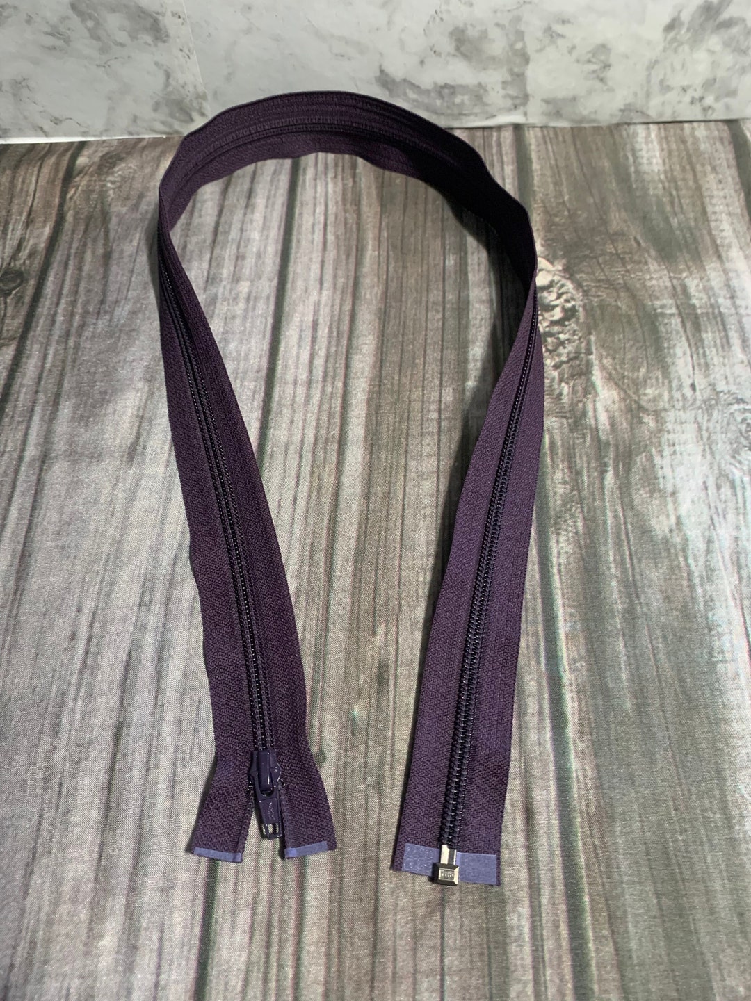 Eggplant Purple 30” or 63.5cm Zipper | YKK 5C | Nylon Zipper | Closed Ended | Zipper | - Etsy