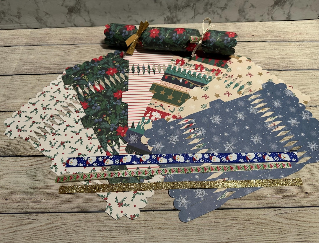 DIY Christmas Holiday Crackers | Craft Night With Kids | Cracker Kit - Etsy