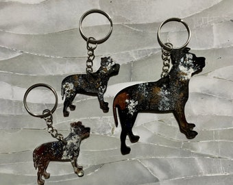 Dog Resin Keychain - Etsy