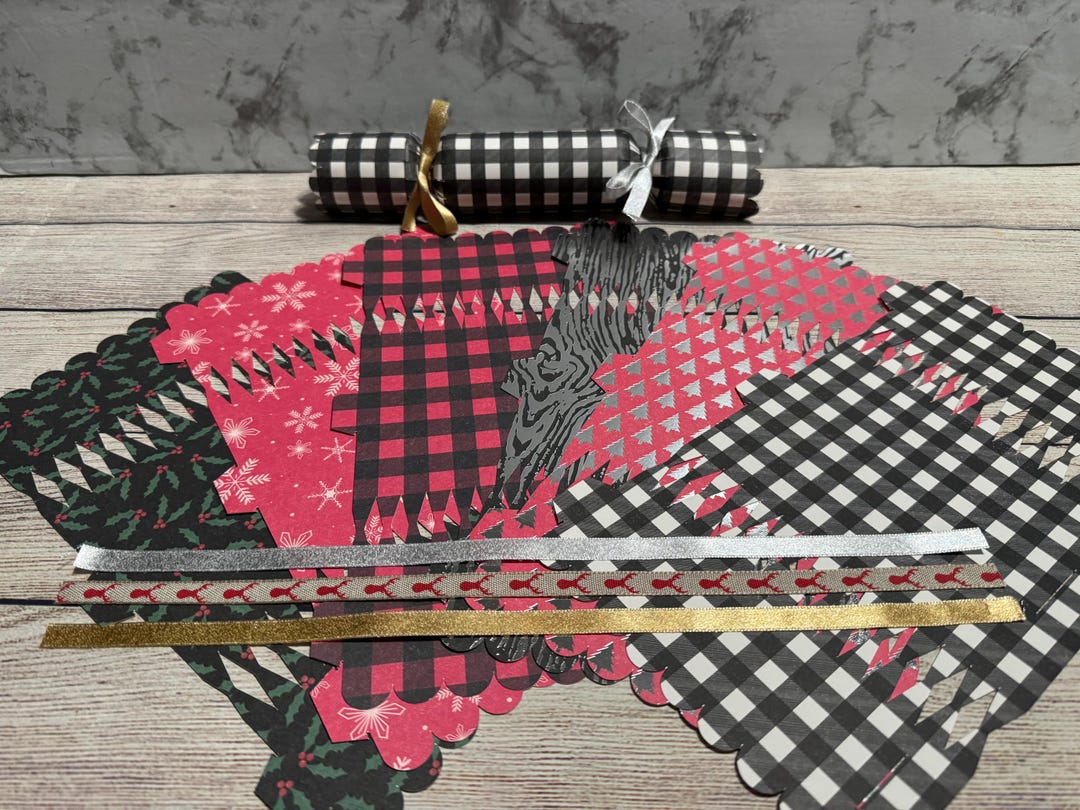 DIY Christmas Holiday Crackers Craft Night With Kids Cracker Kits - Etsy