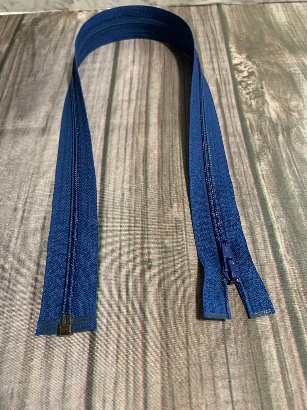 Blue YKK 5C Nylon Zipper: 25" Closed End - Etsy