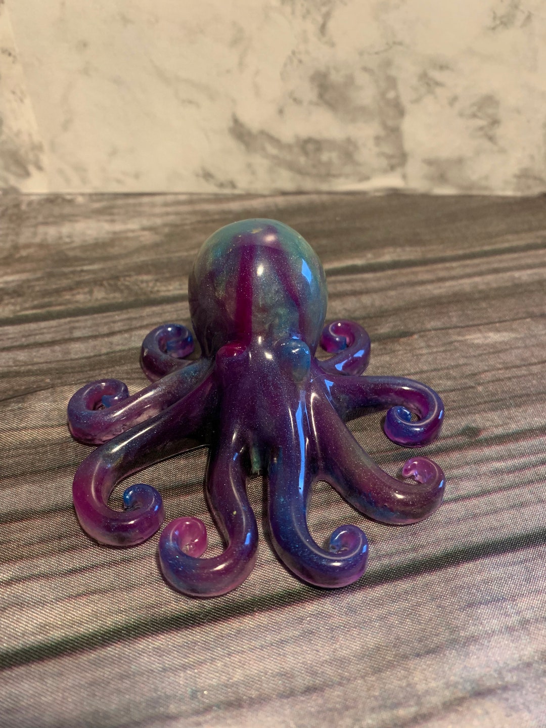 Resin Octopus Glows in the Dark Custom One of a Kind - Etsy