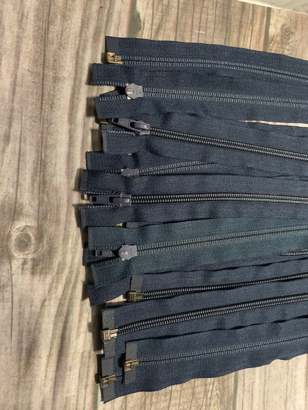 Dark Blue YKK 5C Nylon Zipper - 17 Inch Closed End - Etsy