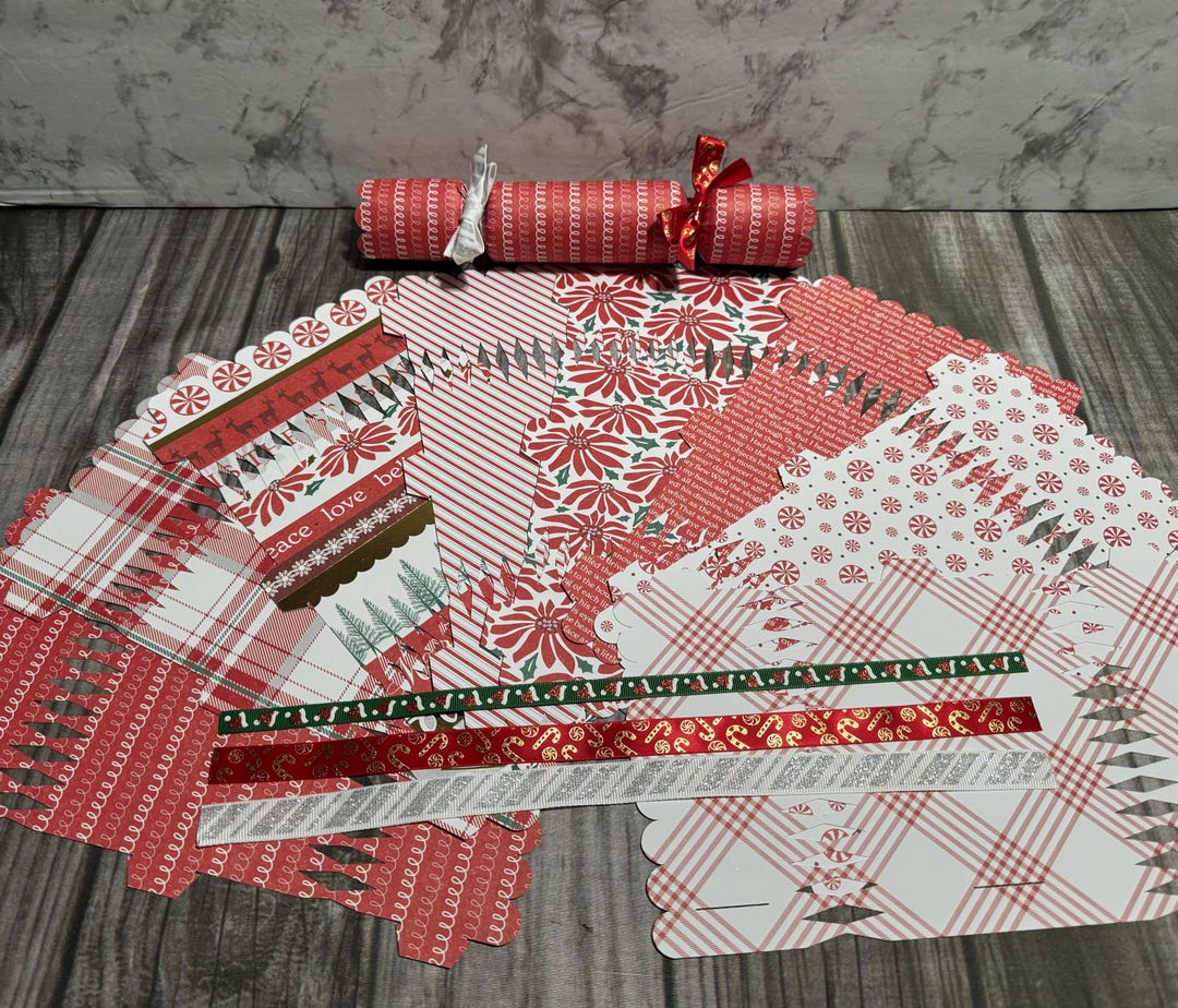 DIY Christmas Holiday Crackers | Craft Night With Kids | Cracker Kit - Etsy