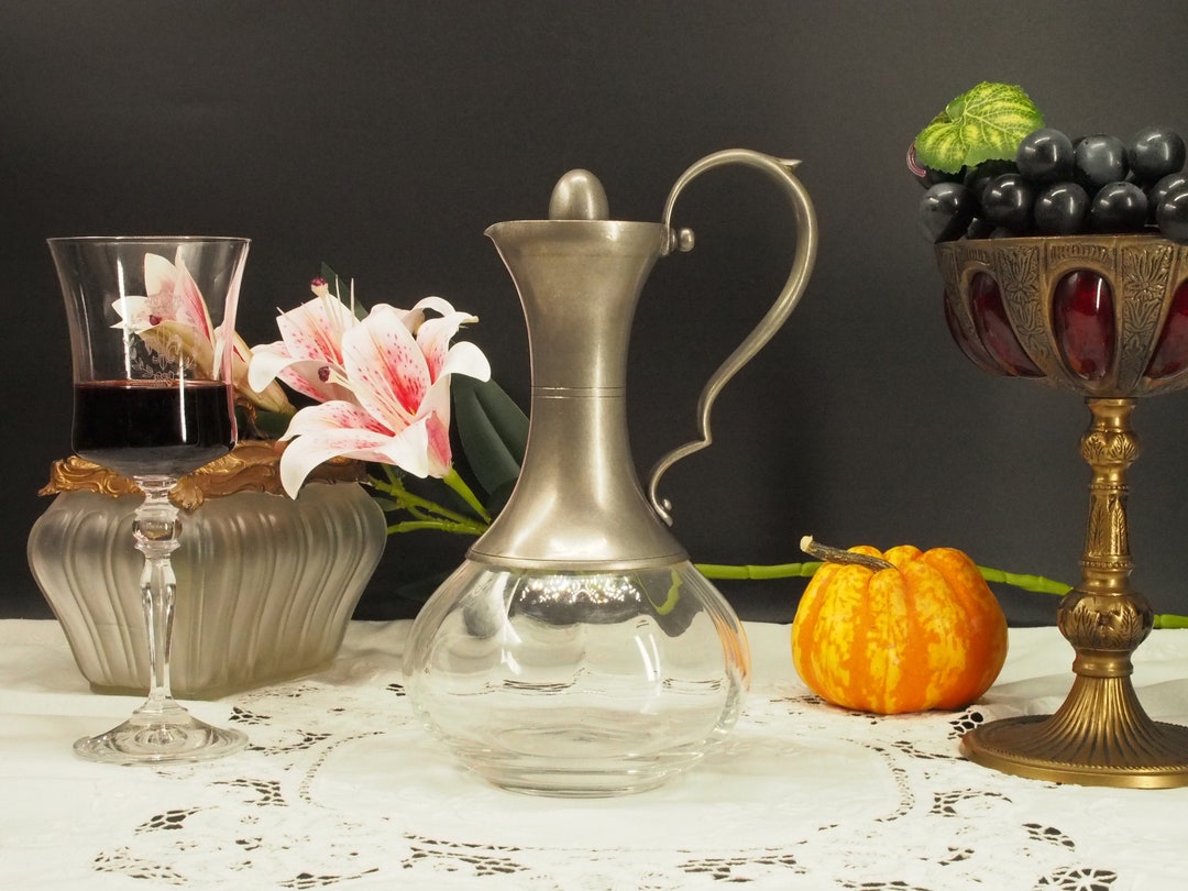 Sealed Basic Royal Vintage Carafe, Antique French Original Cork Stopper ...